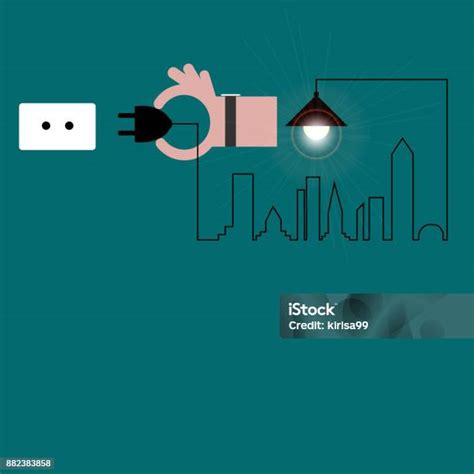 건물 및 건축물 아이디어 및 영감 개념 전구의 와이어와 크리에이 티브 핸드 전구를 시입니다 벡터 일러스트입니다 0명에 대한 스톡 벡터 아트 및 기타 이미지 Istock