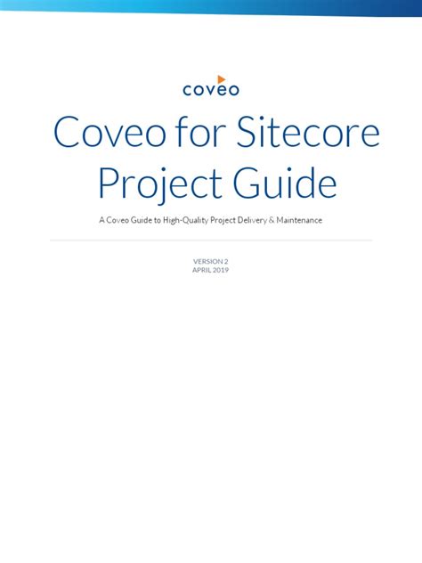 Coveo For Sitecore Project Guide Version 2 Pdf Pdf Search Engine Indexing Metadata
