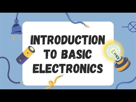 Basic Electronics Notes Ppt