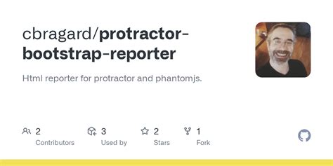 Github Cbragardprotractor Bootstrap Reporter Html Reporter For