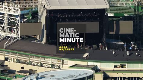 Jonas Brothers And Lawrence Wrigley Field Preshow From Helicopter