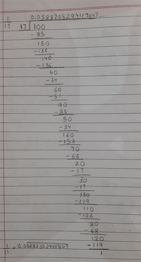 What Can Be The Maximum Number Of Digits Be In The Repeating Block Of Digits In The Decimal