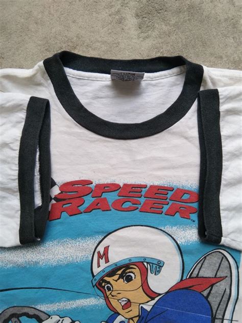 Speed Racer X Ringer Tee X Cartoon X Stanley Desantis X 90s Mens