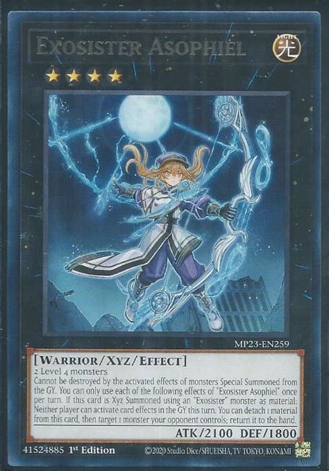 Mp23 En259 Exosister Asophiel” Rare Effect Xyz Monster Konoha Store