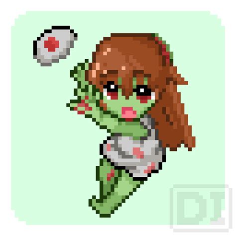 Zombie Nurse By Darkinjection Rpixelart