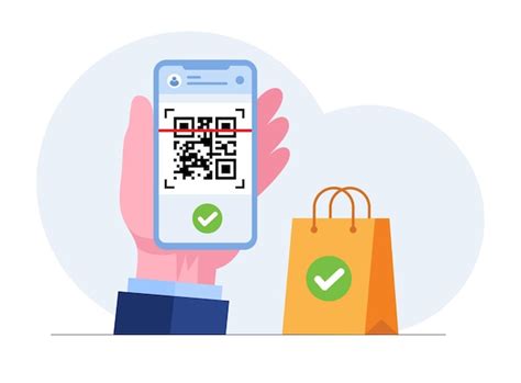 Premium Vector Qr Code Scanning Vector Illustration Concept People