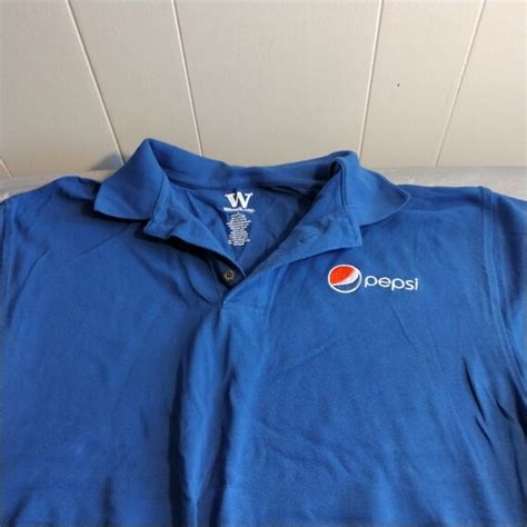 Pepsi Polo Shirt 14 Button Pepsi Uniform Shirt Lar Gem