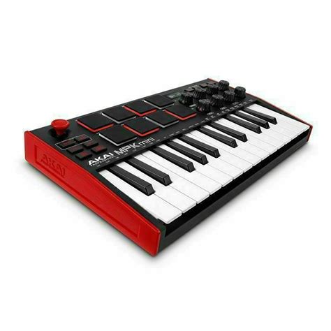 Akai Professional Mpkmini Mk3 25 Key Usb Midi Keyboard Controller Black Free Moog Mariana