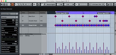 Cubase S MIDI Drum Editor