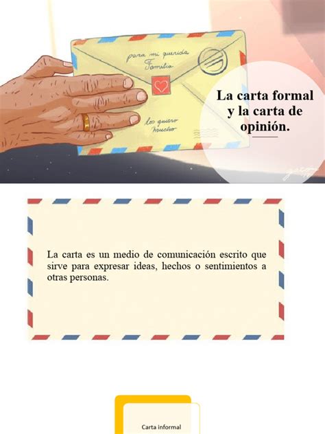 Cartas Formales E Informales Pdf