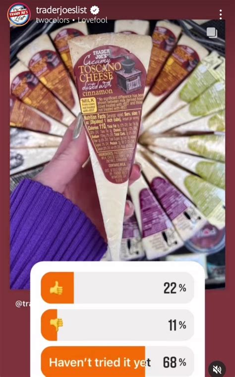 trader joe s creamy toscano cheese dusted with cinnamon rated 22 👍
