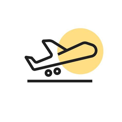 Premium Vector Airplane Iocn