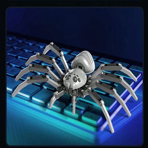 1pcs 3d Movable Joint Spider Model Teenager Diy Simulation Oversized