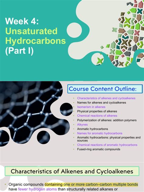 Chapter 3 Unsaturated Hydrocarbons Part I Pdf Alkene Hydrocarbons