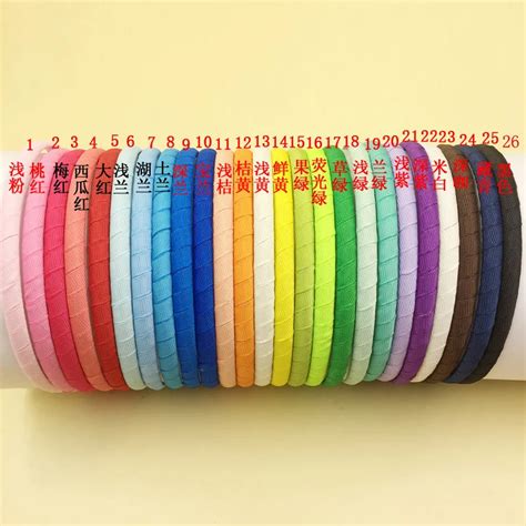 그로그랭 리본 포장 일반 플라스틱 머리띠 10mm 이빨 없음 핸드메이드 키즈 헤어 액세서리 2 개 Aliexpress