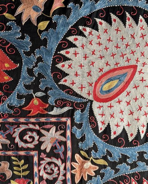 Suzani Textiles B Viz Design Textile Art Embroidery Applique