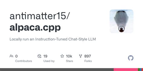 GitHub Antimatter15 Alpaca Cpp Locally Run An Instruction Tuned Chat
