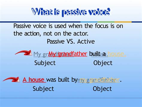 Passive Voice Presentation English Grammar Pptx