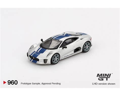 Preorder Mini Gt 164 Jaguar C X75 In Silver