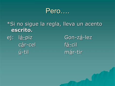Ppt Los Acentos Escritos ´ Powerpoint Presentation Free Download