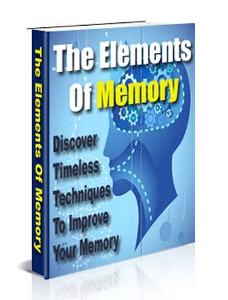 Elements Of Memory Ebook Mind Body Strategies
