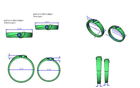 Stl File Couple 💑 Wedding Band 💍 244 ・3d Printable Model To Download・cults
