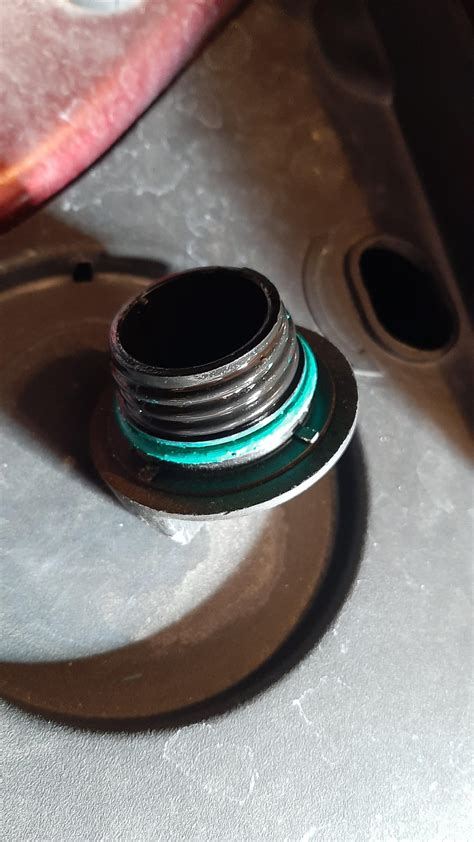 Green Gunk Seal Going Bad Notable To Worry About Or Send It R