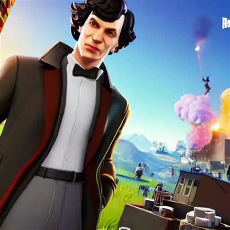 Sherlock In Fortnite Character Render Full Body Stable Diffusion