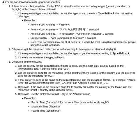 Add Information On Which Time Zone Is Preferred For A Metazone In A