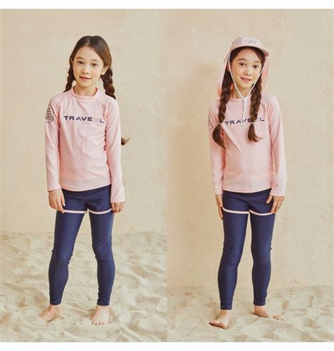 유앤유스타일 여아동 주니어 래쉬가드 세트 Unu 33105 티몬