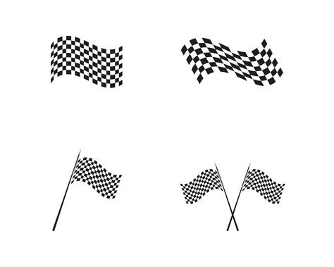 Race Flag Icon Simple Design Logo Vector Art At Vecteezy