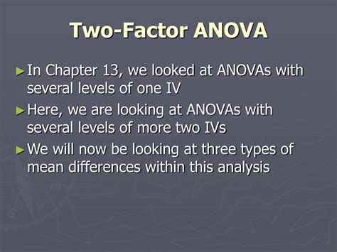 PPT Repeated Measures ANOVA Two Factor ANOVA PowerPoint Presentation ID