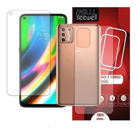 Película Traseira Moto G9 Plus Pel Frontal Hydrogel Hd Parcelamento