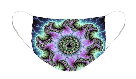 Mandelbrot Set Designer Face Masks Fractal Art Prints