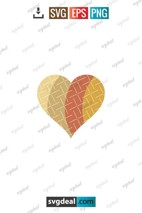 Free Boho Heart Svg
