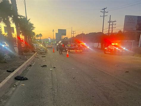 Choque Fatal Deja Dos Motociclistas Muertos En El Sauzal En Ensenada