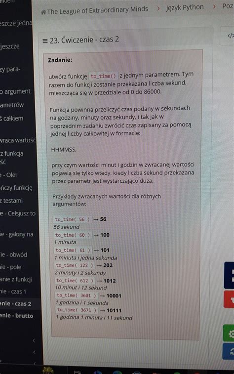 Lnu Python Funkcje Cwiczenie 23 Jak Rozwiazac Brainly Pl