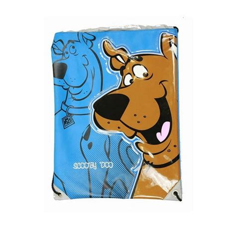 Wb Scooby Doo Blue Large Drawstring Cinch Sack