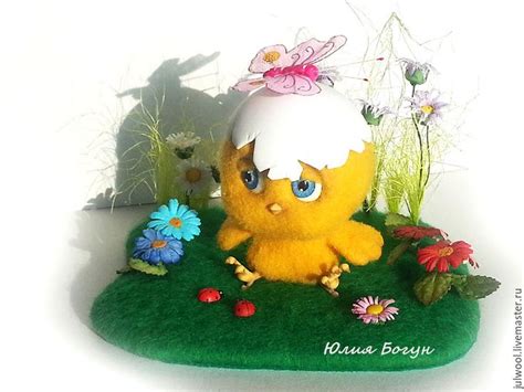 Цыпленок интерьерная игрушка. в интернет-магазине на Ярмарке Мастеров ...