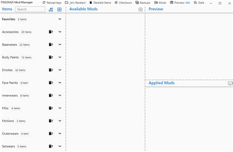 pso2 mod manager readme md at main · kizkizz pso2 mod manager · github