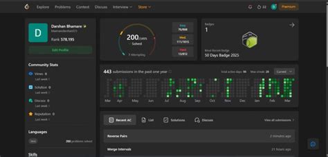 Leetcode Problemsolving Coding Dsa Softwareengineering Learning