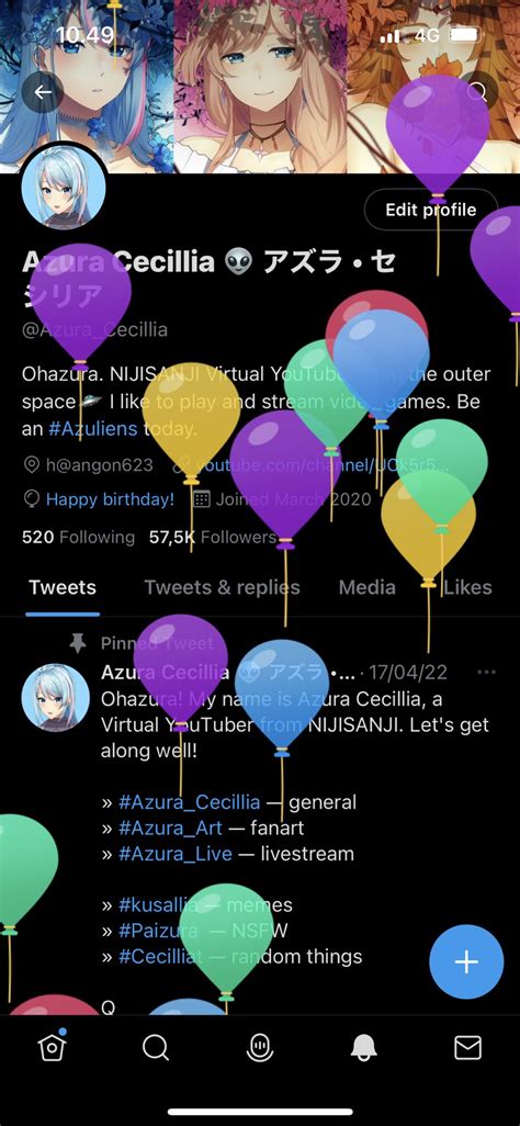Azura Cecillia 👽 アズラ • セシリア On Twitter 🥳 It Is My Birthday T