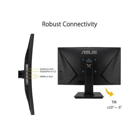 MONITOR GAMER CURVO 24 ASUS TUF VG24VQE FHD 165HZ 1MS HDMI