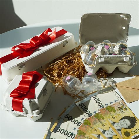 돈 용돈 계란 계란판 박스 이벤트 9종 현금 상자 [생일 선물 만들기 키트 부모님 생신 환갑 어버이날] 감도 깊은 취향 셀렉트샵 29cm