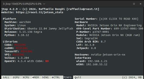 Orin NX Jtop Read Cpu Crash Jetson Orin NX NVIDIA Developer Forums