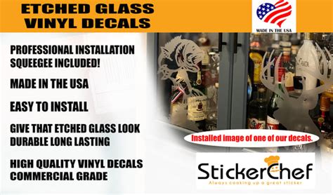 Stickerchef Egret Bird Etched Glass Vinyl Shower Door Decal Window