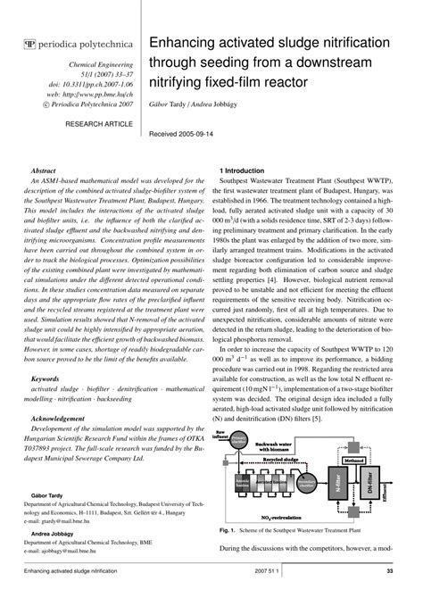 Pdf Enhancing Activated Sludge Nitrification Through Seeding From A Downstream Nitrifying