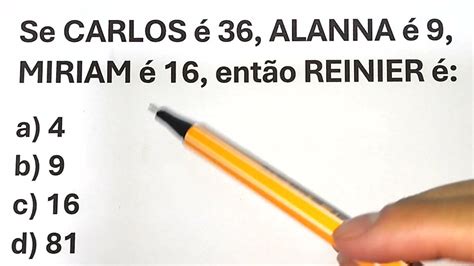 Todos erraram essa questão de RACIOCÍNIO LÓGICO YouTube
