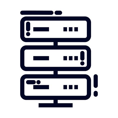 Server Data Center Icon 11378664 Vector Art At Vecteezy