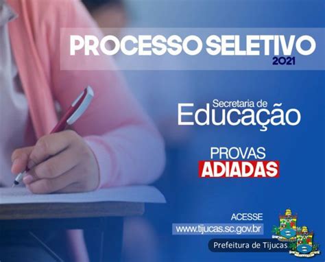 Prova Do Seletivo Da Educação Acontecerá Dia 18 De Abril Notícias